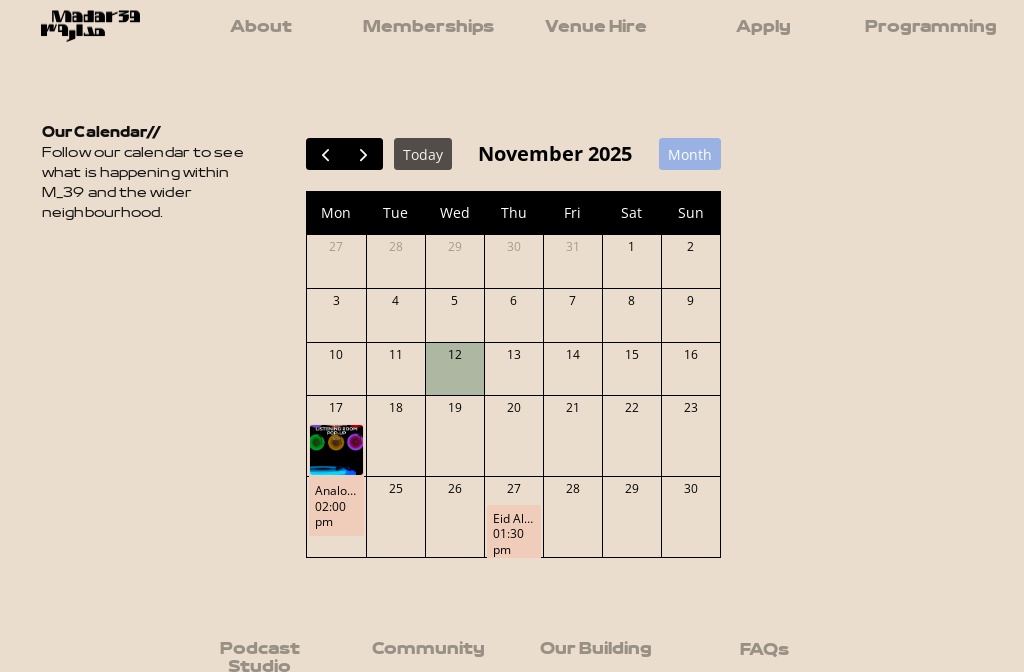 M39//Madar_39 — Our Calendar