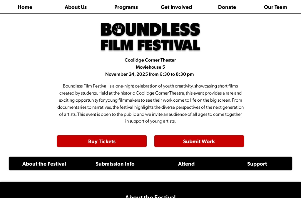 Art Without Bounds — Boundless Film Festival