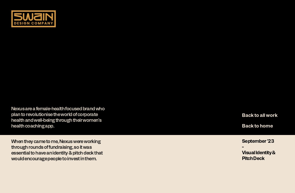 Swain Design Company — Nexus