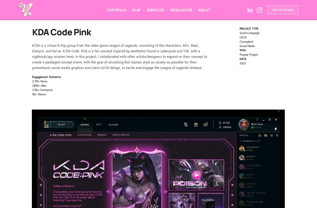 Nina Campbell Design | Niyuart — KDA Code: PINK