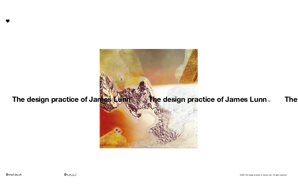 The design practice of James Lunn