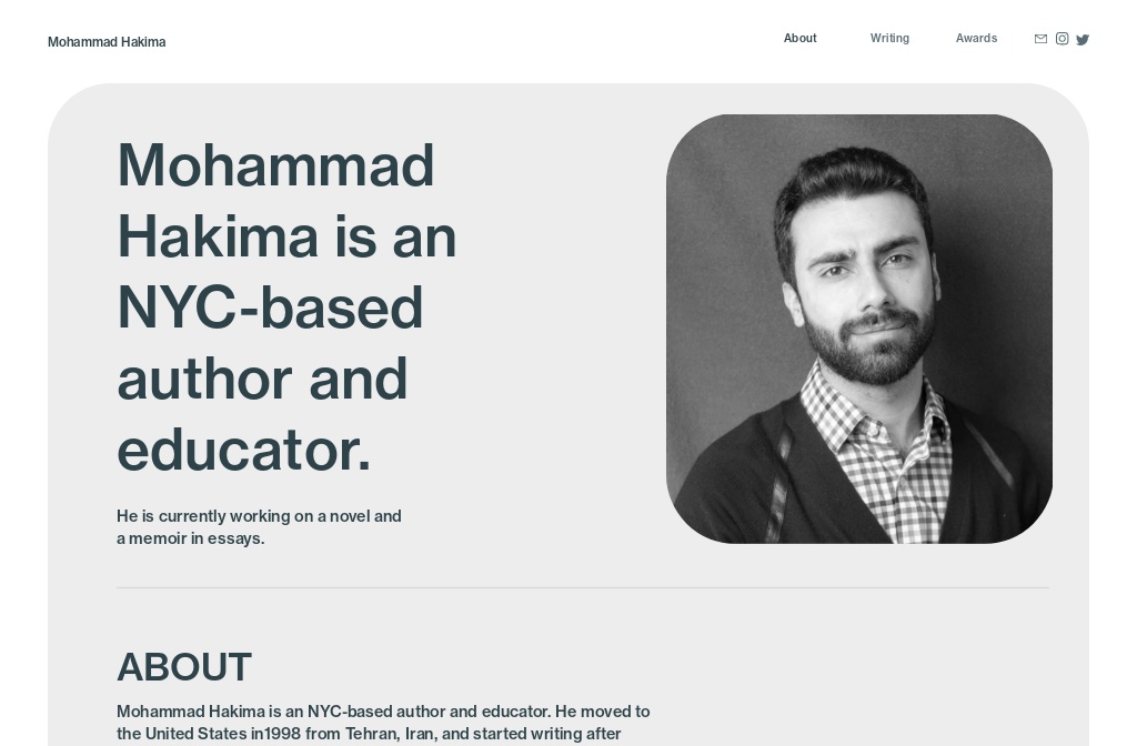 Mohammad Hakima — about