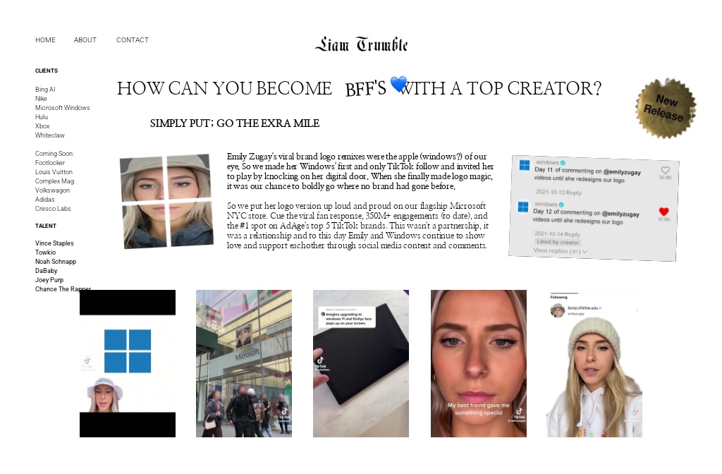 Liam Trumble — Windows