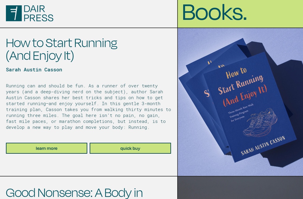 Dair Press — Books