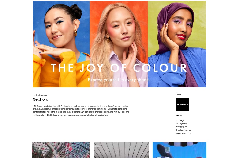 Heilo — Sephora Motion Graphics