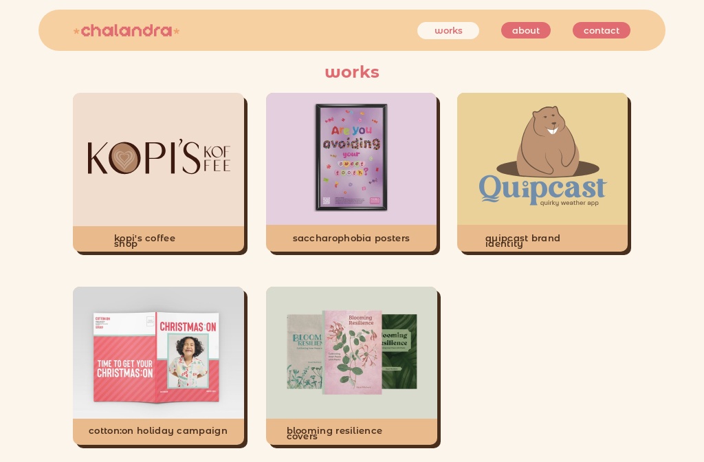 Chalandra Livingston | Portfolio — Works - Chalandra Livingston