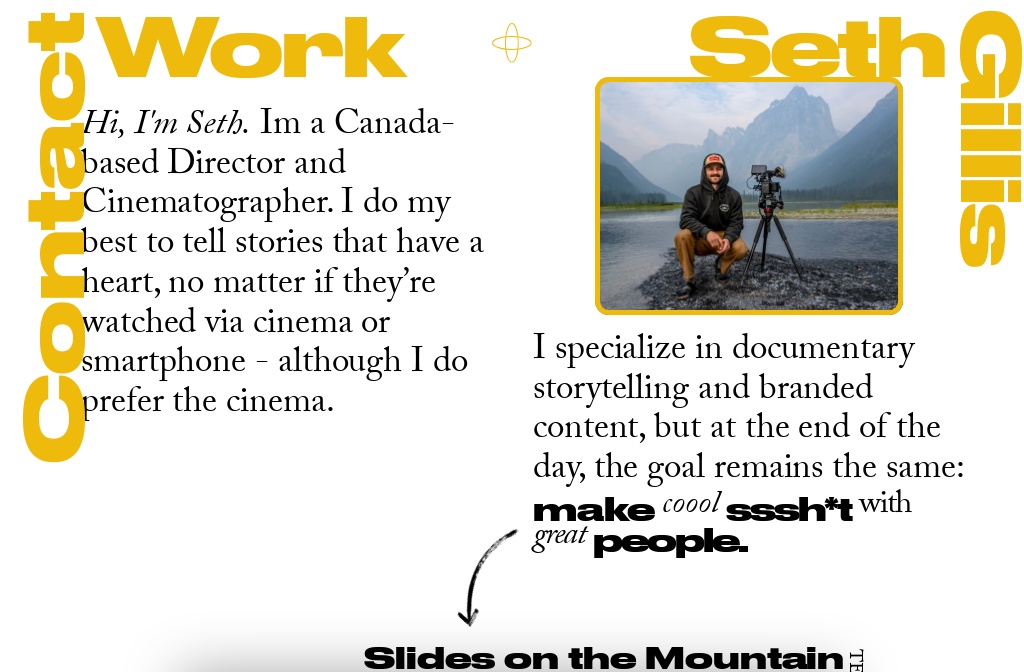 Seth Gillis | Film Director