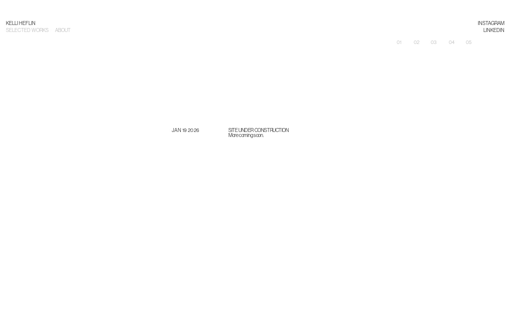 Kelli Heflin Portfolio 2026