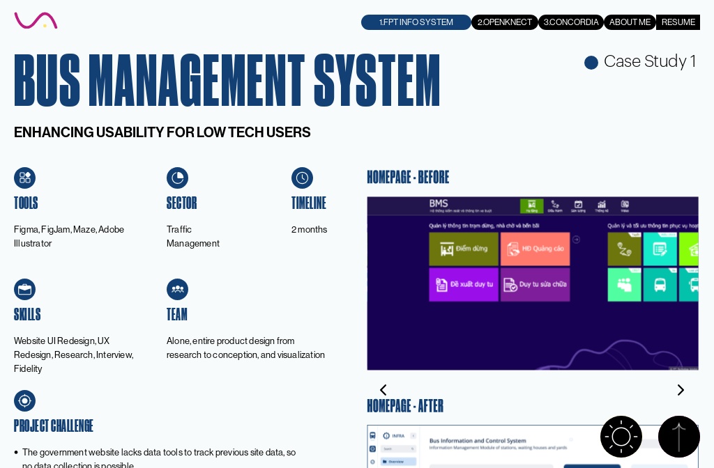 Anh V Le Portfolio — Bus Management System