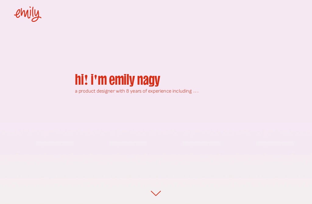 Emily Nagy, product designer