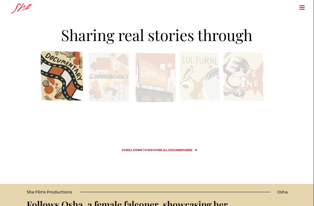She Films — The Work – Documentaries