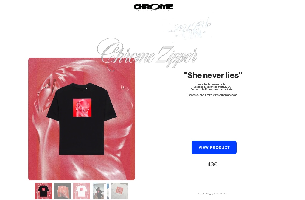 ChromeMag Website — Chrome Zipper