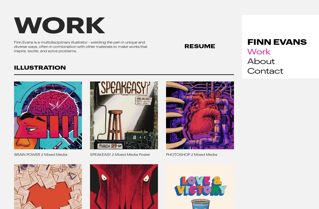 Finn Evans - Mixed Media Art — WORK