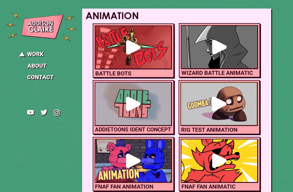 Addison Claire — Animation