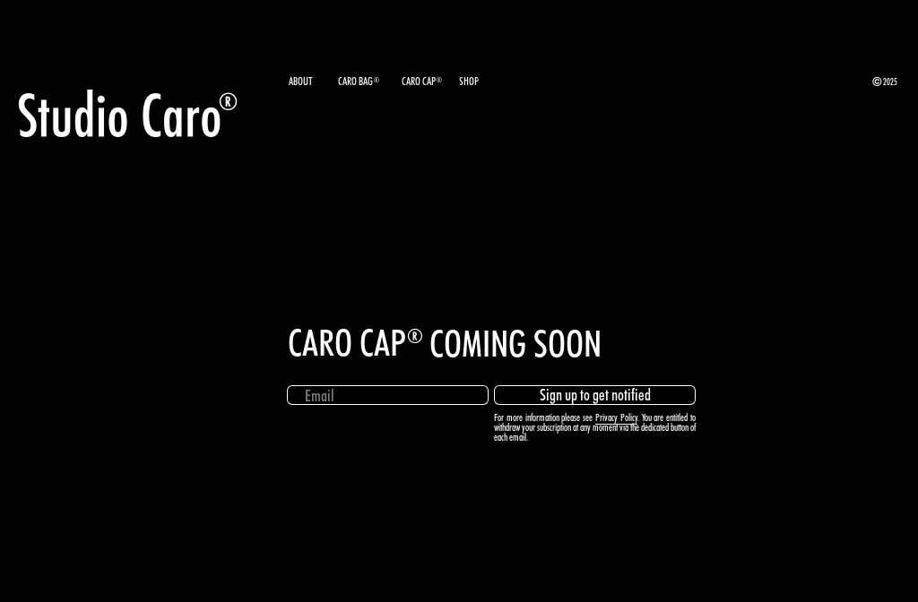 studio-caro.com — CARO CAP