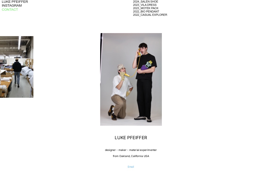 Luke Pfeiffer — contact