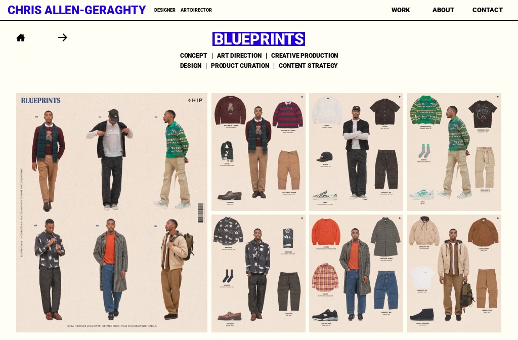 Chris Allen-Geraghty — BLUEPRINTS