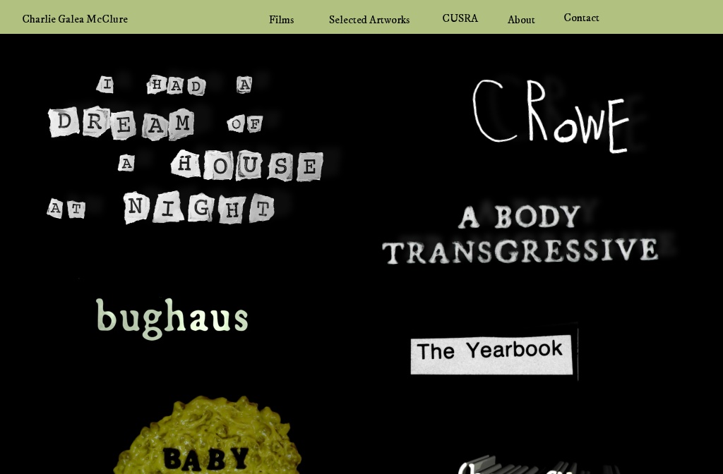 Charlie Galea McClure — Films