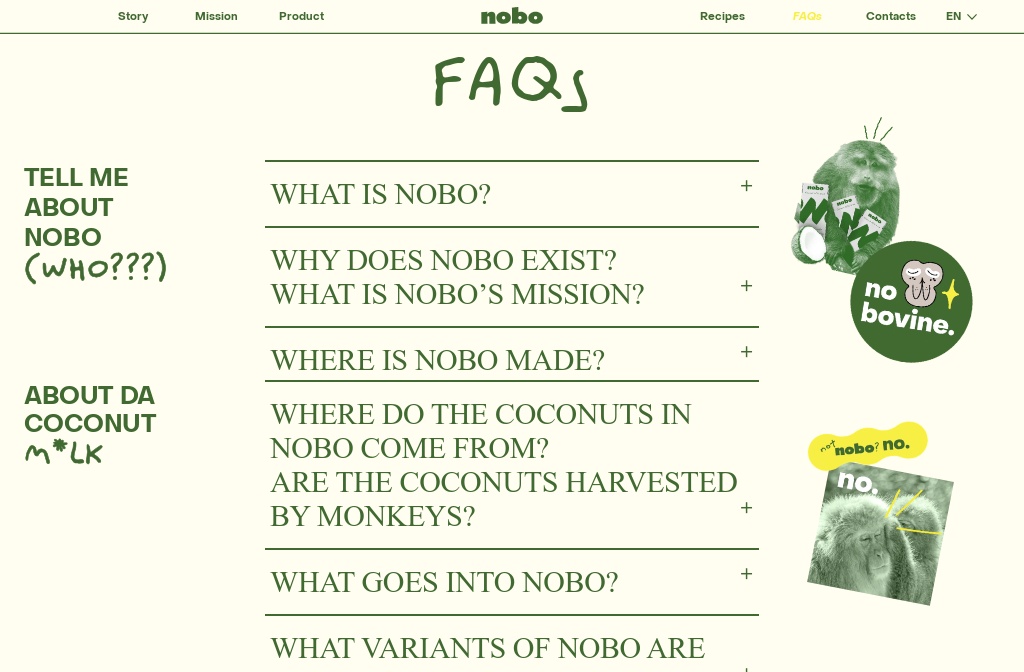 NOBO Coconut Milk — FAQ