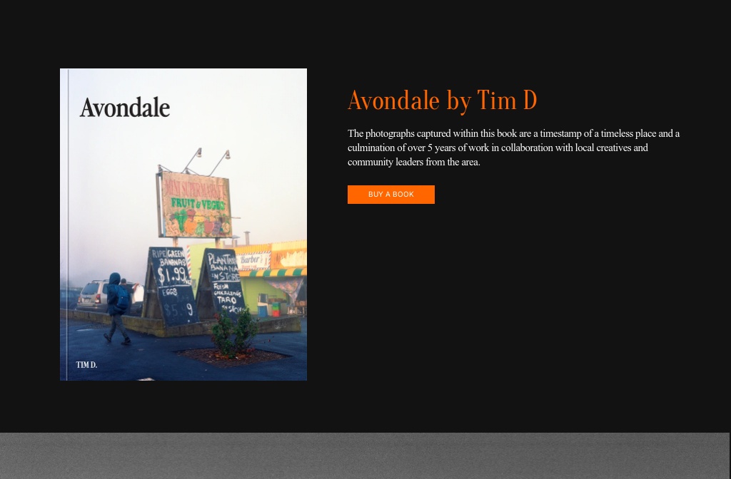 Tim D. — Avondale a photo book by Tim D.