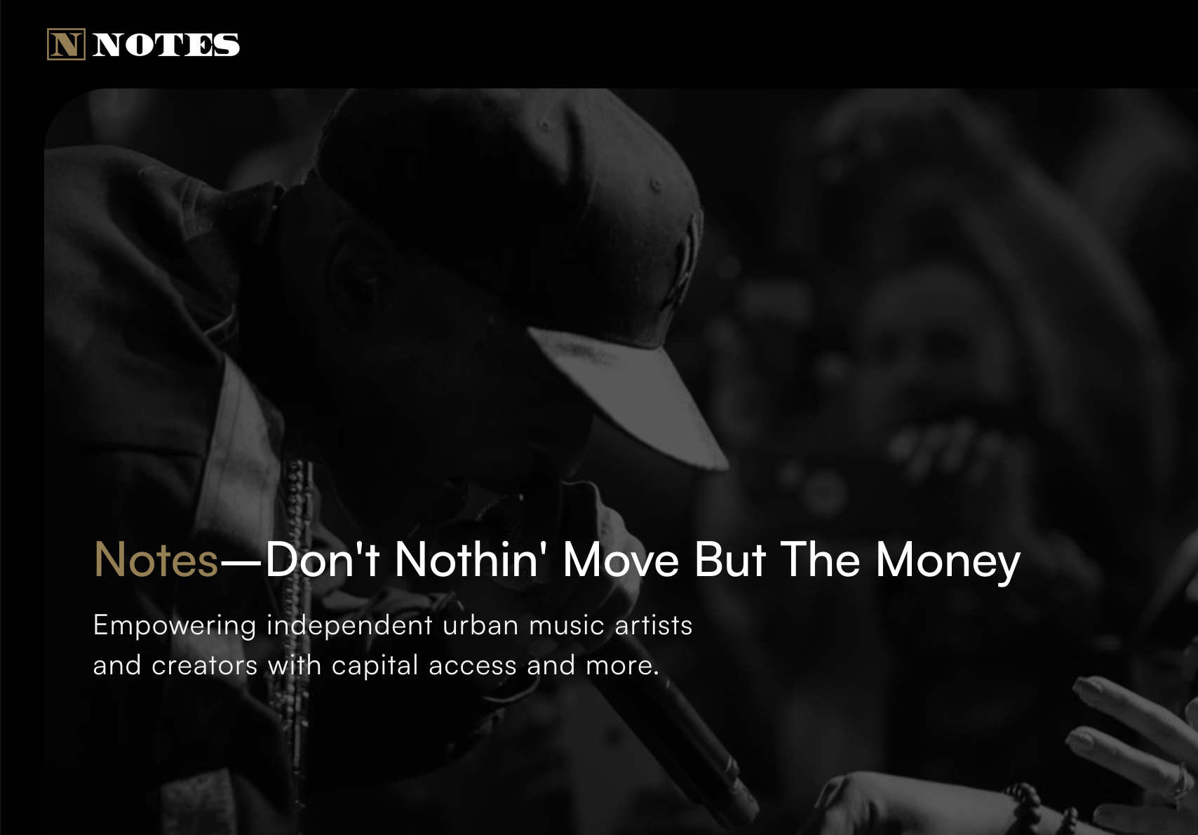 NOTES | Merging Music, Money & Knowledge To Empower The Next Generation ...