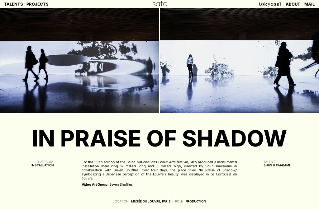 IN PRAISE OF SHADOW