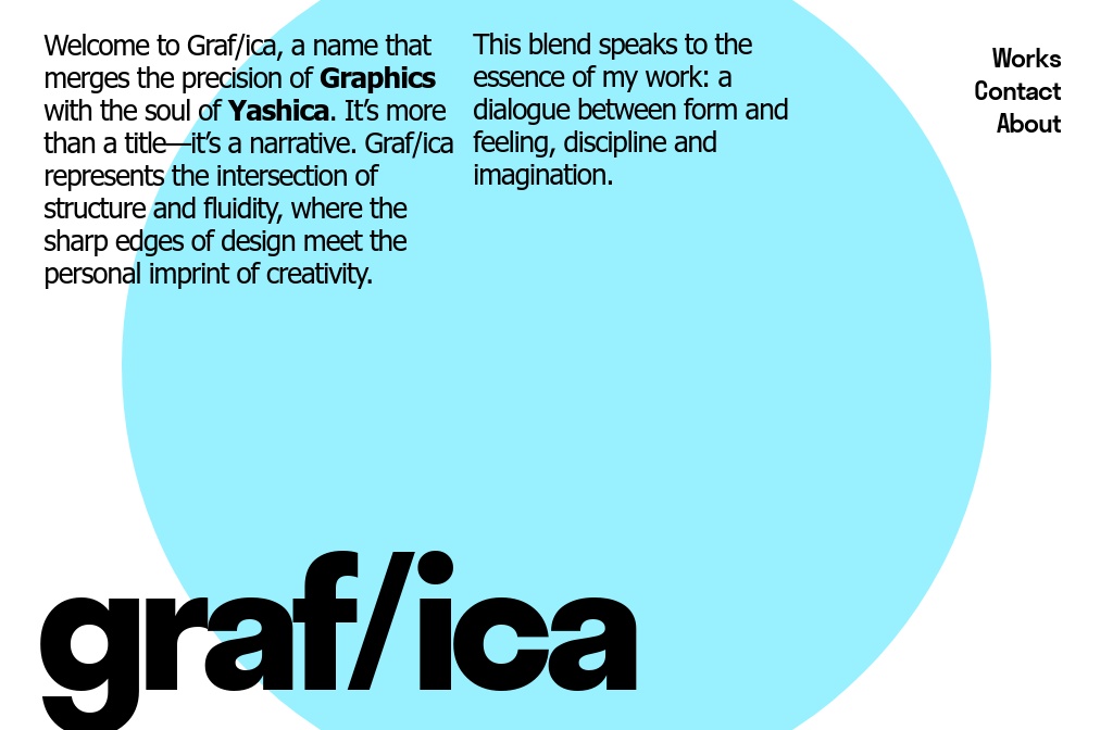 Graf/ica- Yashica's Portfolio