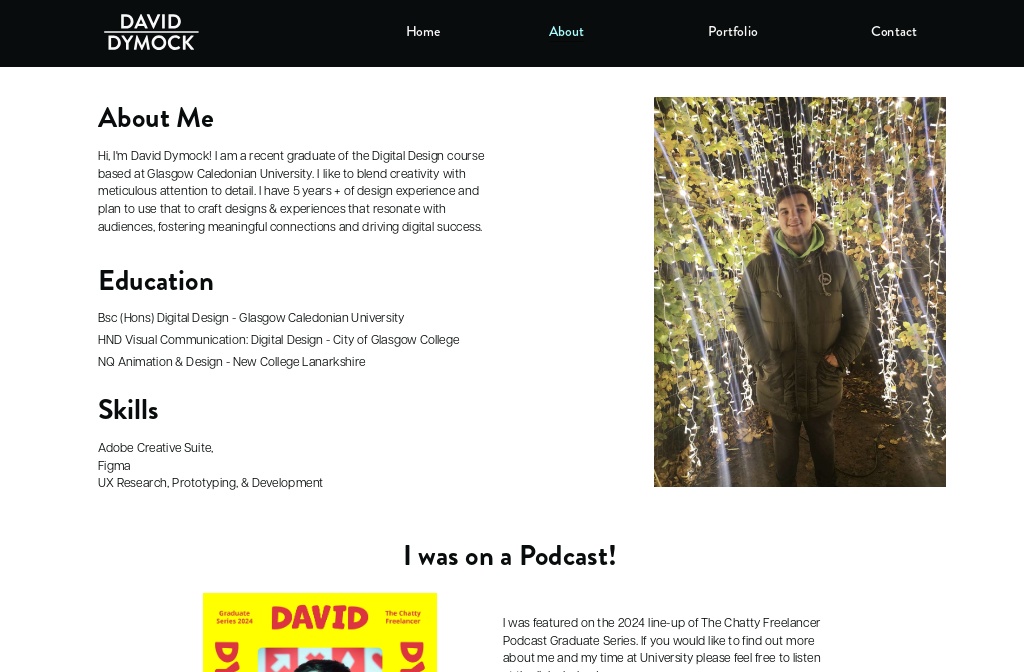 Dymock Designs — about me