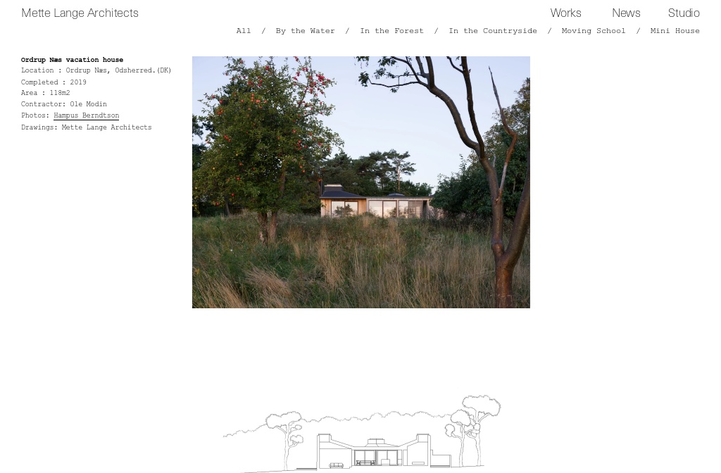 Mette Lange — Ordrup Næs vacation house