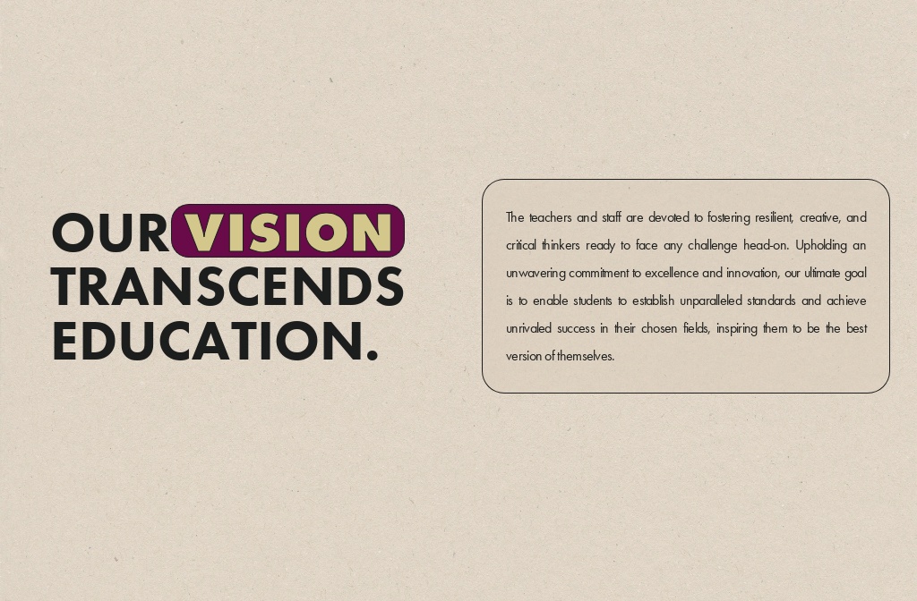 Achievers School | Home of the Future Achievers — Vision