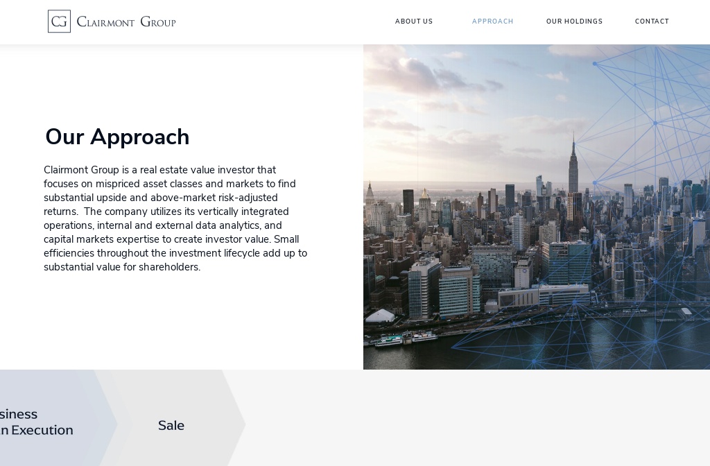 Clairmont Group — Approach