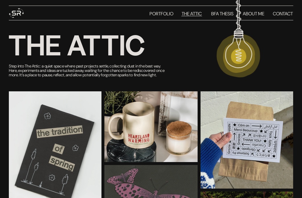 Sefira Robinson Portfolio — attic