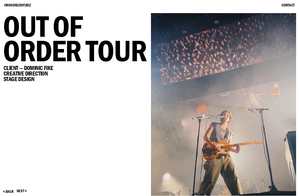 Imogene Strauss — DOMINIC FIKE OUT OF ORDER