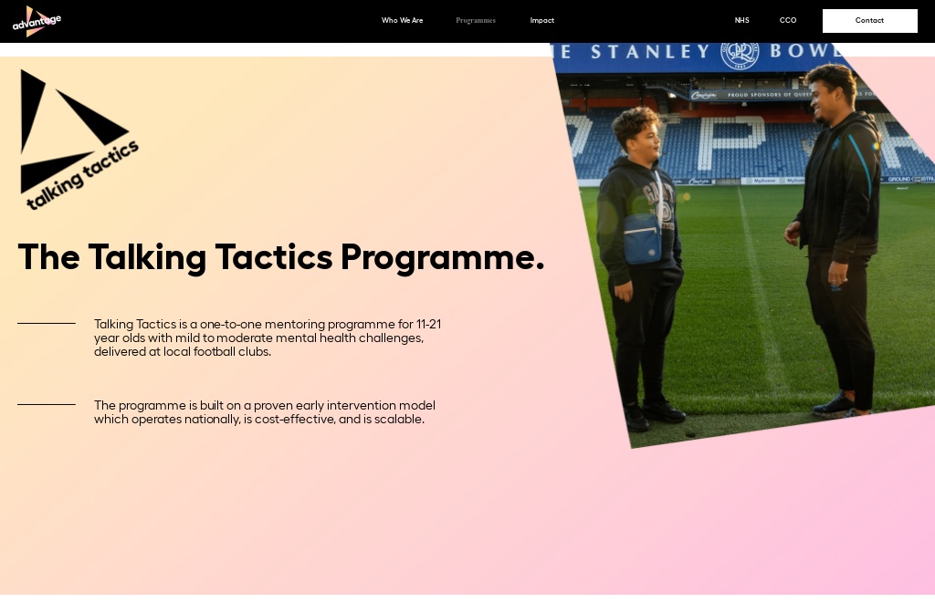 The Advantage Mentoring Programmes Page