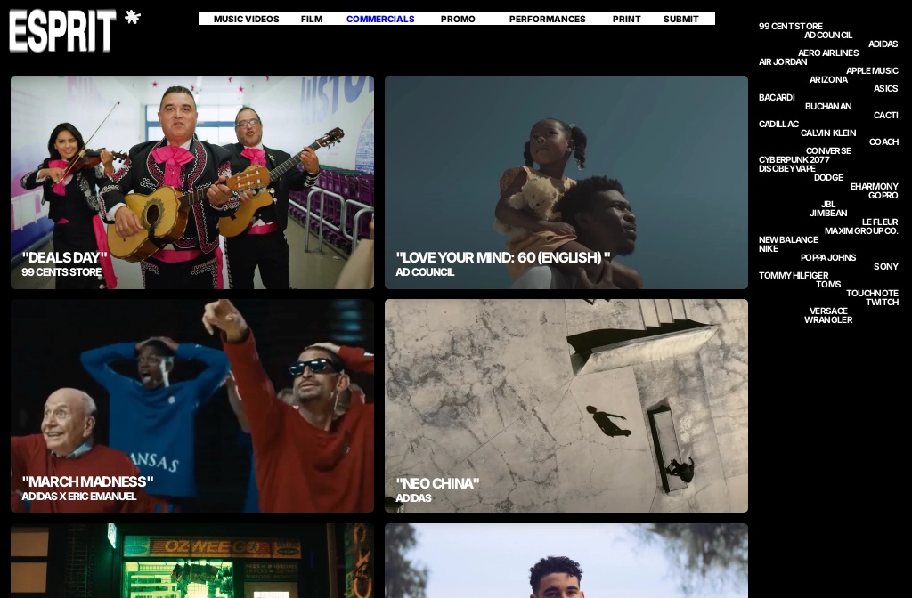 Esprit Casting — Commercials