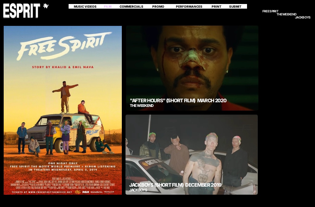 Esprit Casting — Film