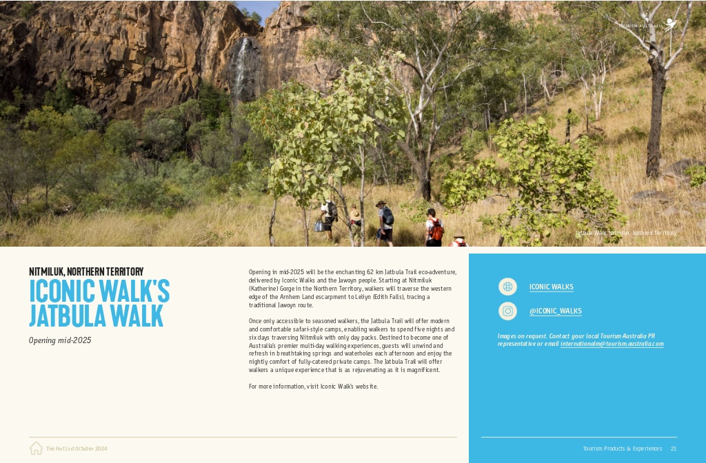 The Hot List - Oct 2024 — Iconic Walks