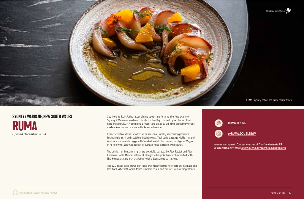 The Hot List - January / February 2025 — RUMA