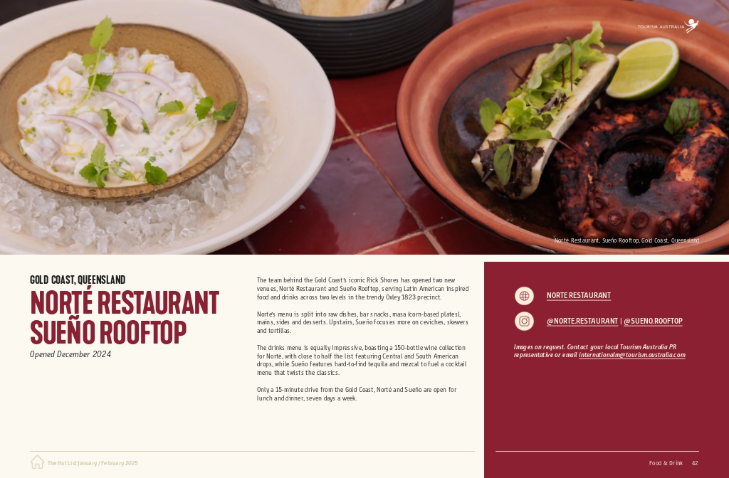 The Hot List - January / February 2025 — Norte