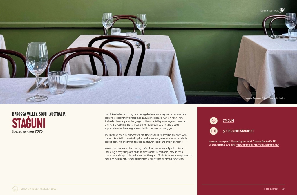 The Hot List - January / February 2025 — staguni