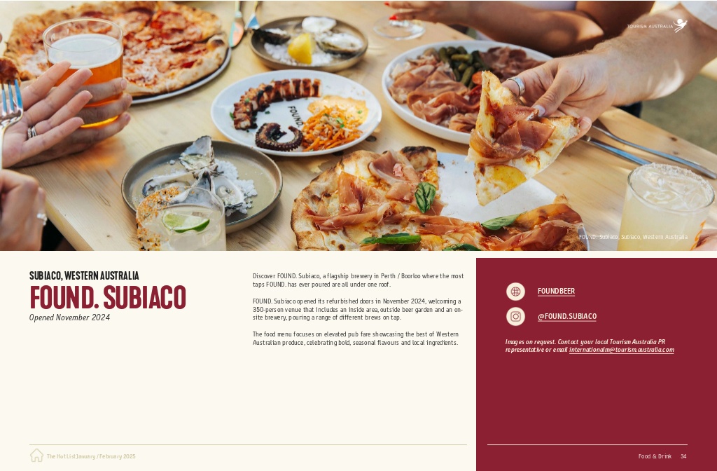 The Hot List - January / February 2025 — Found Subiaco