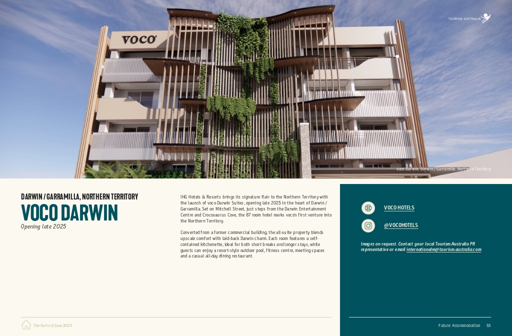 The Hot List - June 2025 — voco Darwin