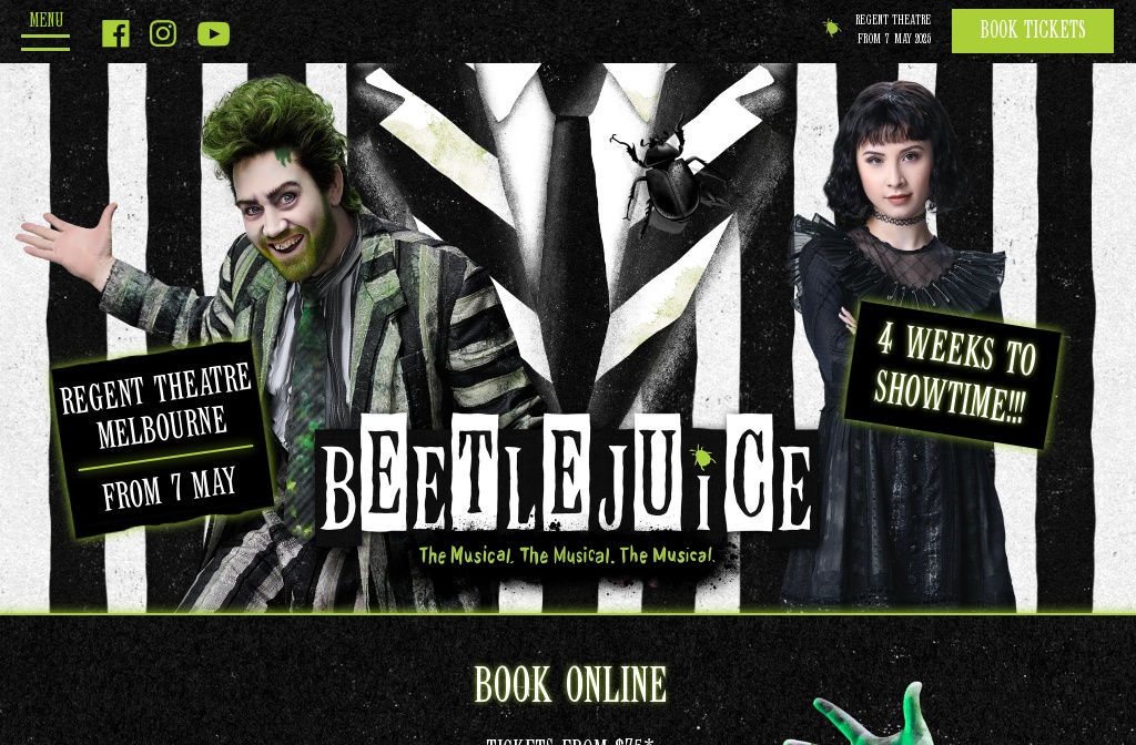Beetlejuice The Musical Australia