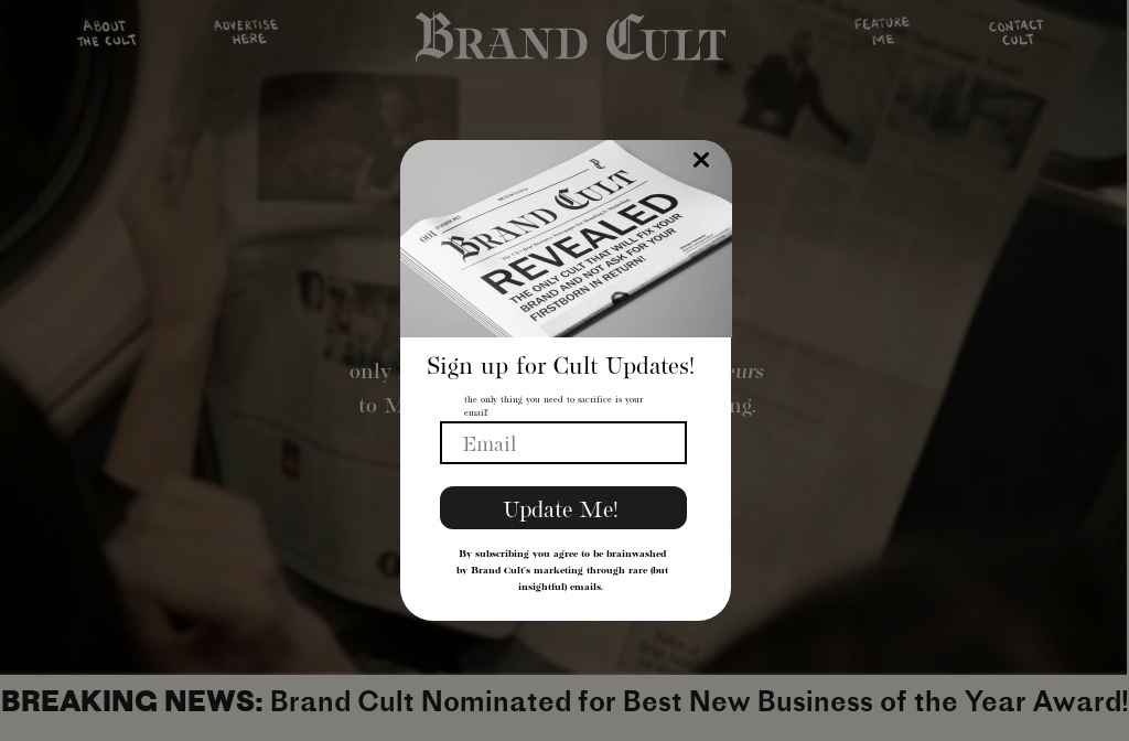Brand Cult - The UK's first print only Business Newspaper