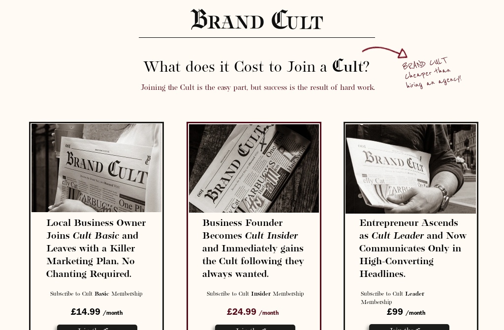 Brand Cult - The UK's first print only Business Newspaper — Join the ...