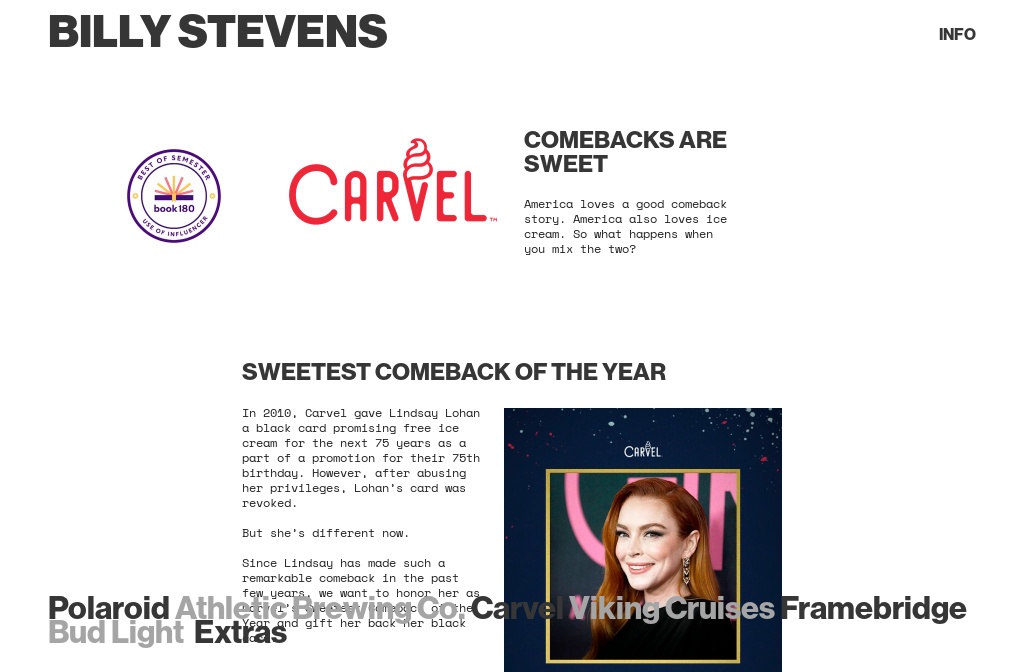 Billy Stevens — Carvel