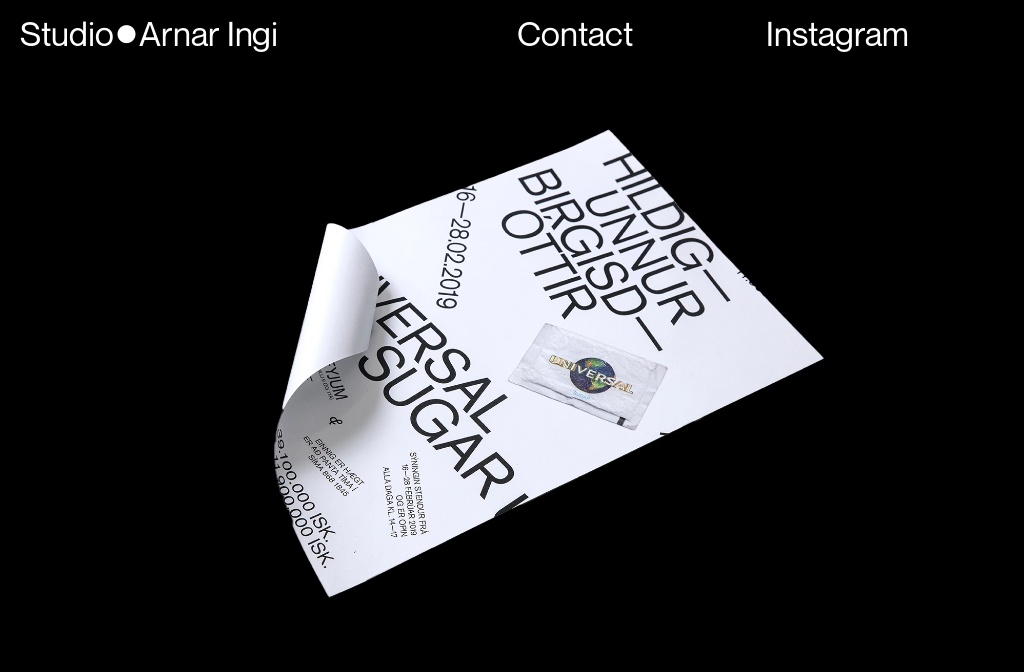 Studio Arnar Ingi — Universal Sugar