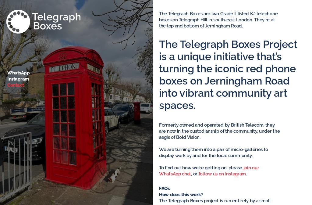 The Telegraph Boxes Project