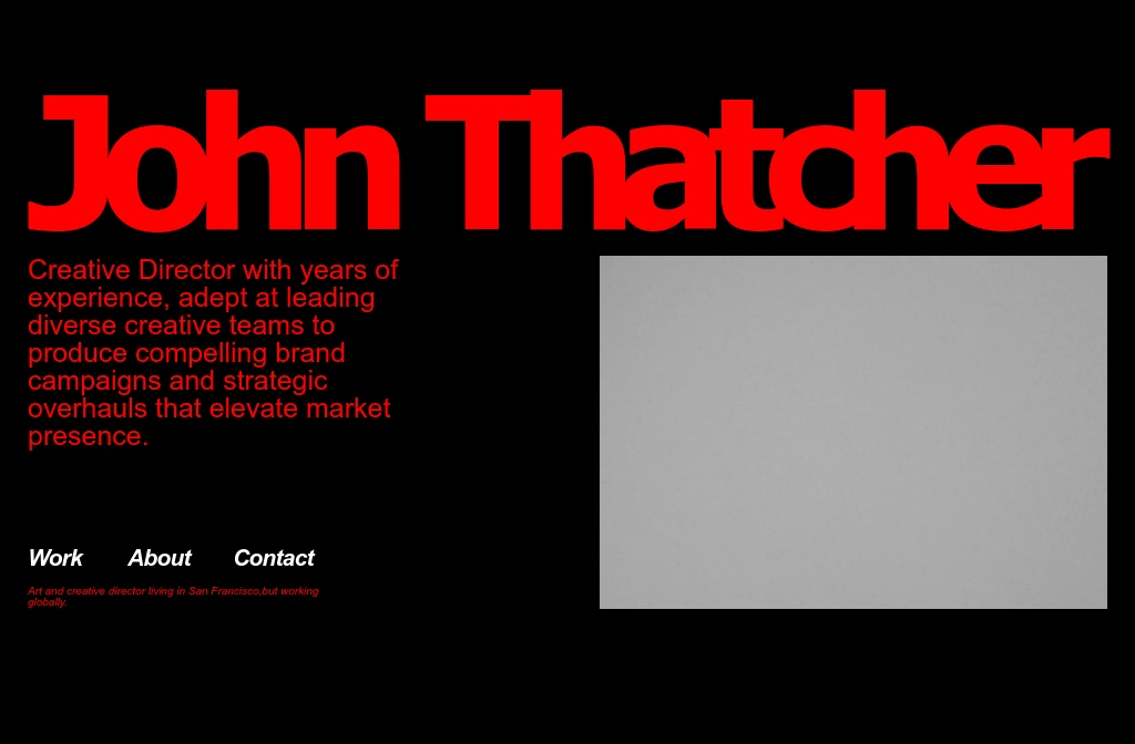 John Thatcher - Creative Director