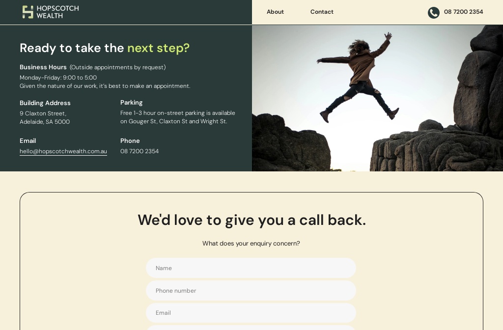Hopscotch Wealth — Contact